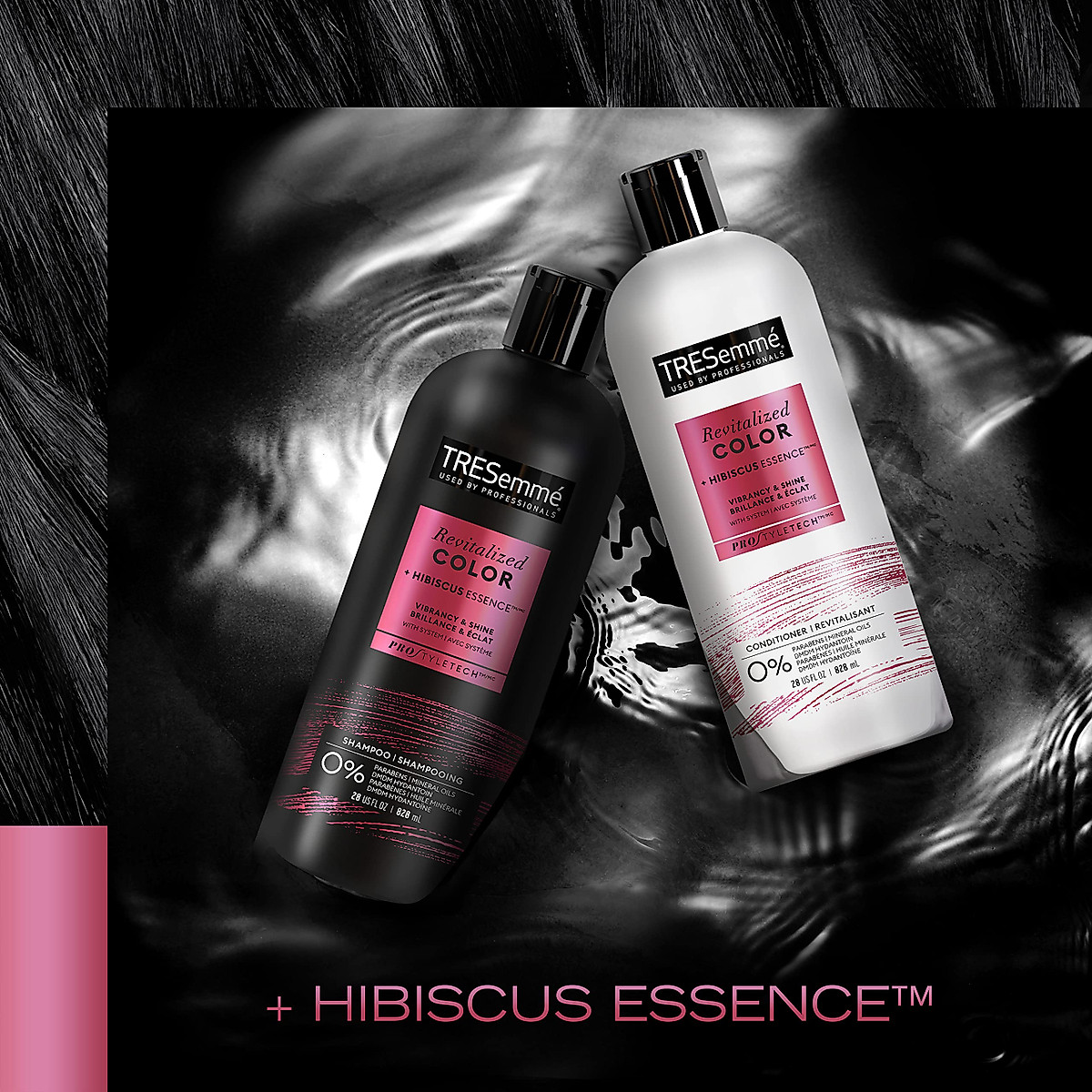 TRESemmé Vibrance & Shine Shampoo Revitalized Color for Color Treated Hair Formulated With Pro Style Technology 28 Fl Oz