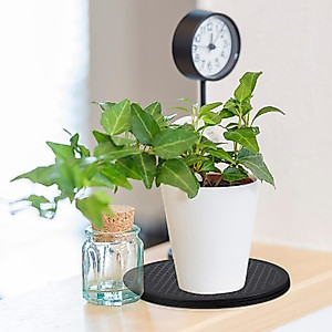 8 Pcs Lazy Susan Turntable Organizer 10 Inch 12 Inch Lazy Susan Turntable Heavy Duty Rotating Swivel Stand with Steel Ball Bearings for Flat Panel Monitors, Potted Plants, TV's, Sculpture, Speakers