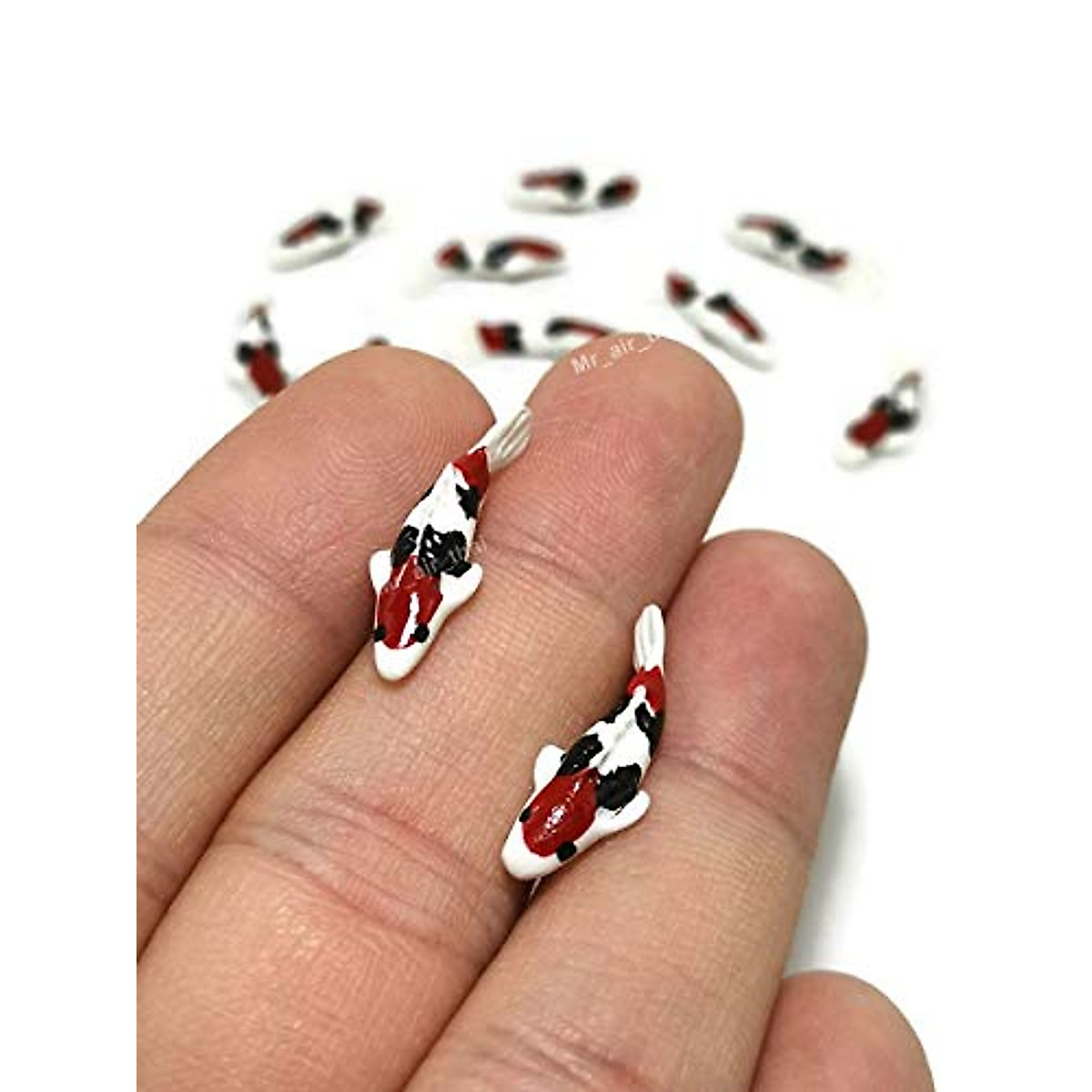 Lot of 12 Miniature Koi Fish Fairy Garden Supplies Animal Figurine Dollhouse Furniture GD#031