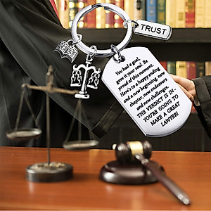 WSNANG New Lawyer Gift Lawyer Graduation Gift Law School Graduation Gift for Attorney Law Students (silver)