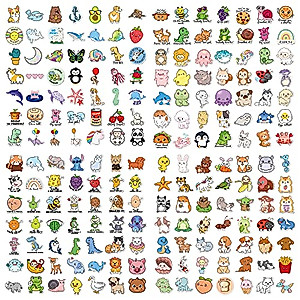 Doodou 200 PCS Animal World Stickers for Laptop, Water Bottles, macbooks, Computer... Perfect for Kids, Teens (Vinyl and Waterproof) (200