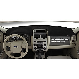Covercraft DashMat Custom Dash Cover | 1840-00-25 | Compatible with Select Dodge Ram Pickup Models, Black