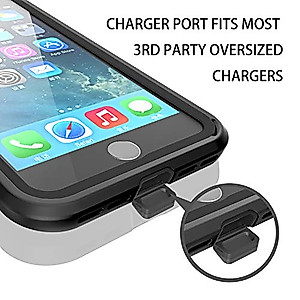 ImpactStrong iPhone 7 Plus/iPhone 8 Plus Case, Ultra Protective Case with Built-in Clear Screen Protector Full Body Cover for iPhone 7 Plus/iPhone 8 Plus (Black)