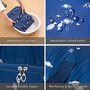 JXCOOP Storage Bags,Heavy Duty Moving Bags with 3 Different Sizes Packing Totes for Storage,Moving Supplies Bins and Sturdy Camping Bag, Space Saver Bag,Organizer Bag for Clothes,Toy,Blanket,Quilt