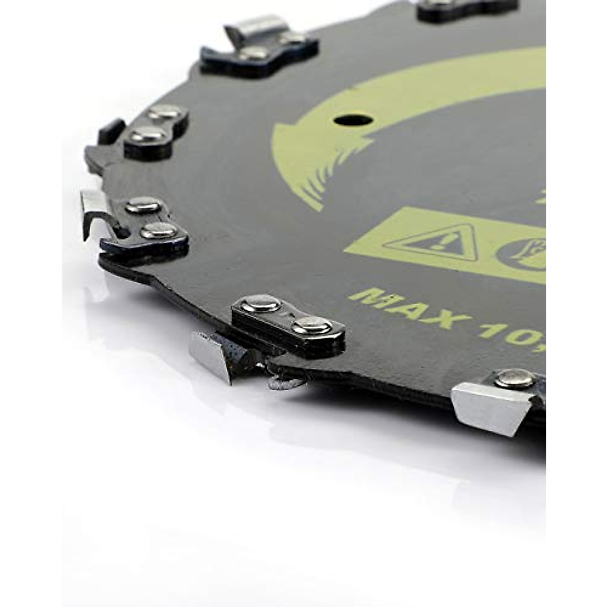 BlueNatHxRPR 9" Chainsaw Brush Cutter Blade 20 Teeth with Adapter Ring for String Trimmer Weed Eater Brush Cutter