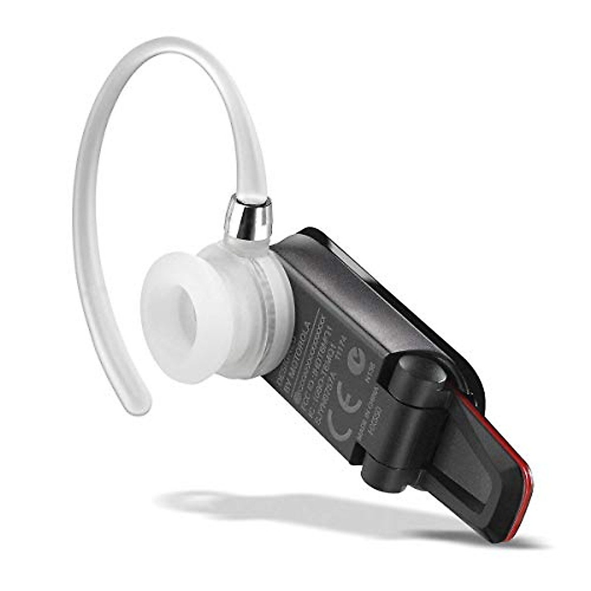 Zotech 2 White Noise Isolating Earhooks for Motorola Elite Flip HZ720, H17, H17txt, H19, H19txt, HX550, H525, H520 Wireless Device