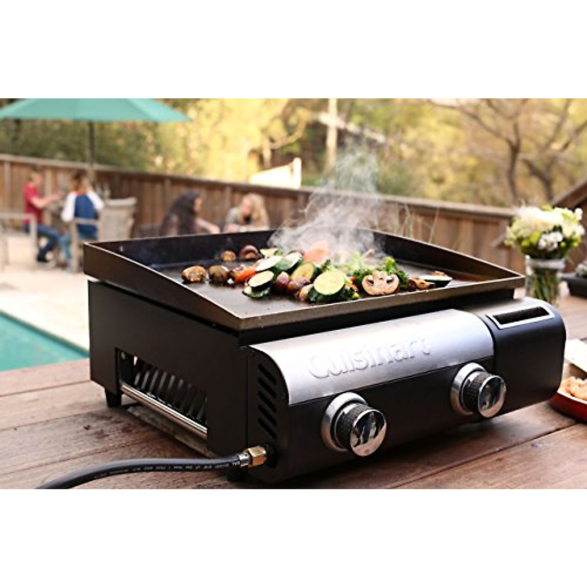 Cuisinart CGG-501 Gourmet Gas Griddle, Two-Burner