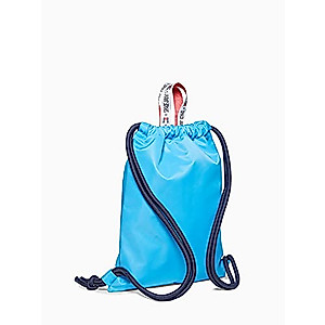 Tommy Hilfiger Women's Looney Tunes Drawstring Backpack, Malibu Blue, OS