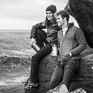 Pioneer Flasks Large Vacuum Flask, 1.8L, Gebürsteter Stahl