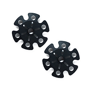 Montem Trekking Pole Snow Baskets/Hiking Pole Replacement Snow Baskets - Fits All Standard Hiking/Trekking/Walking Poles - Pack of 2