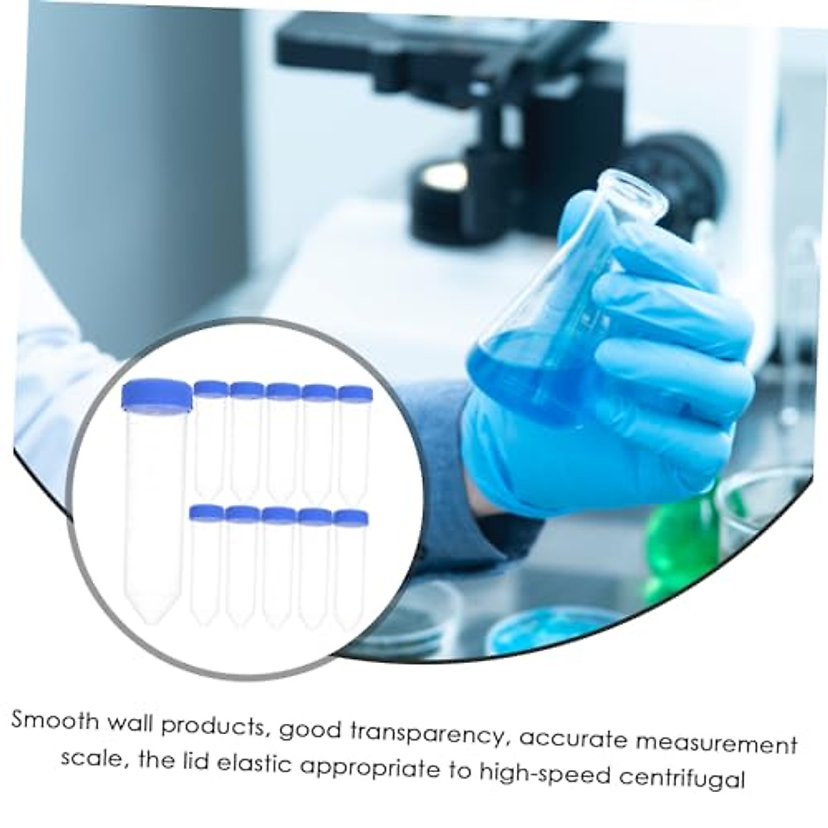 50pcs Tube Laboratory Supplies Tube Can Tube Container