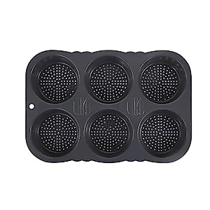 DRemdo Baking tools, household high-temperature hamburger molds, ovens, baking plates, bread molds