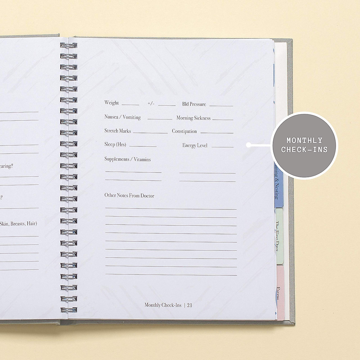 KITLIFE Pregnancy Planner Baby Book – Guided Pregnancy Journal – Ideal New Baby Journal for First Time Moms – Gender Neutral Memory Book – Perfect New Baby/Shower Gift