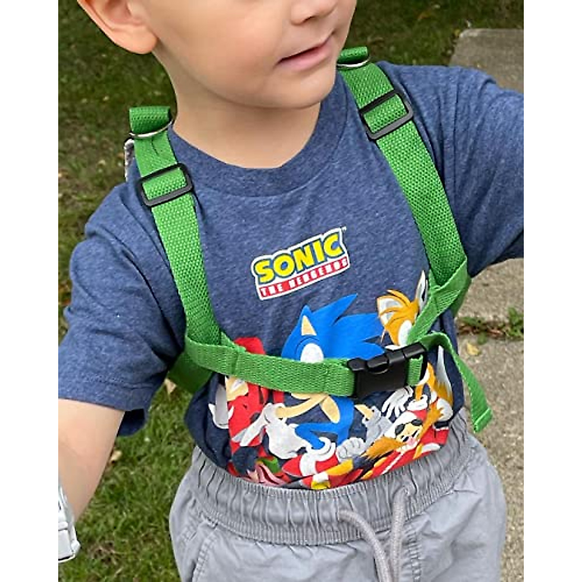 Hooyyene Toddler Harness Leash + Anti Lost Wrist Link, Child Safety Harness with Leash, Kids Walking Wristband Assistant Strap Belt for Boys, Girls and Babies Outdoor Activity