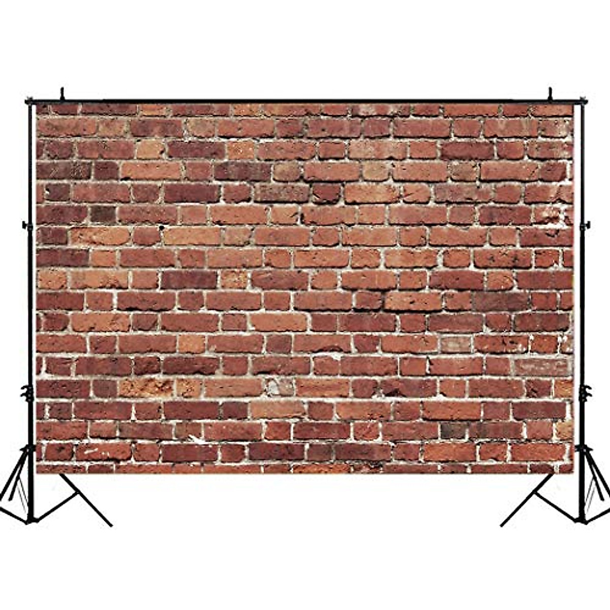 LTLYH 7x5ft Red Brick Wall Photography Backdrop Photo Background Kids Birthday Cake Smash Photoshoot Wedding Graduation Party Photographer Photo Booth Studio Props Banner 080