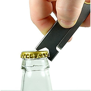 Screwpop Ron's Utility Knife 3.0 for Keychain and Carabiner Attachment also Magnetizes to (Appliances | Machines | Tool Boxes | Filing Cabinets | Metal Surfaces | Etc.) Stainless Steel