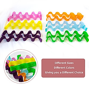 Essenergi 30pcs Heatless Hair Curlers Rollers Wave Curls Styling Kit with 2 Sets Styling Hooks,No Heat Spiral Curlers for Short and Medium Hair(12 Inch/ 30 cm)