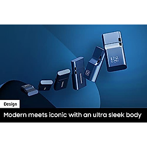 Samsung Type-C™ USB Flash Drive, 128GB, Transfers 4GB Files in 11 Secs w/Up to 400MB/s 3.13 Read Speeds, Compatible w/USB 3.0/2.0, Waterproof, 2022, Blue, MUF-128DA/AM