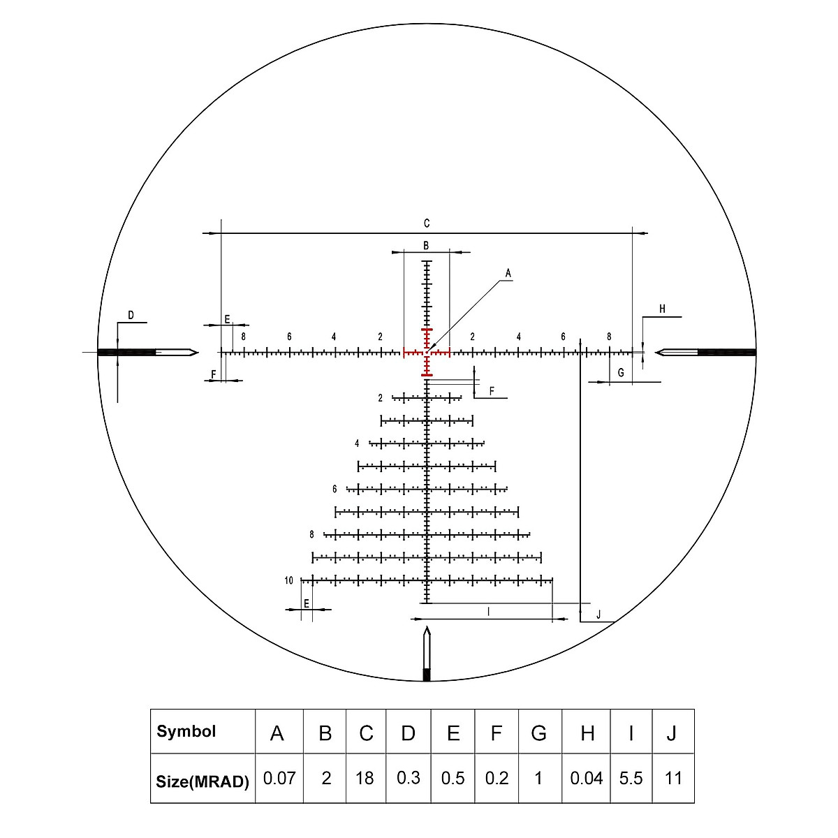 DISCOVERYOPT Optics ED GEN-II 5-25x56mm PRS Rifle Scope FFP 0.1 MRAD Illuminated Reticle with Zero Stop 34mm Tube