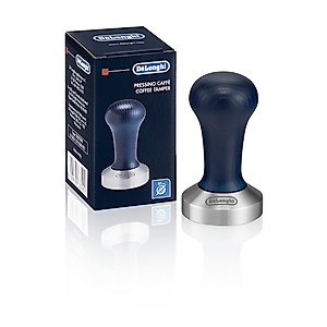 De'Longhi Stilosa Manual Espresso Machine, Latte & Cappuccino Maker, 15 Bar Pump Pressure + Manual Milk Frother Steam Wand, Black/Stainless, EC260BK & DLSC058 Coffee Tamper