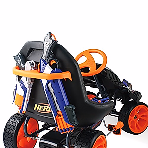 Hauck Nerf Battle Racer Pedal Go Kart, Orange/Grey/Black, Large