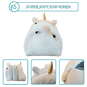 HOMEYA Guinea Pig Bed Small Animal Pet Hideout Hanging Bed for Hamster Rat Chinchilla Hedgehog Bunny,Sleeping House Habitat Nest Cage Accessories with 4 Hooks,Holiday Pet Gift for Halloween&Christmas