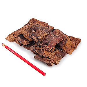 ValueBull Lamb Lung Wafers for Dogs, Premium 4 lb - All Natural Treat, Soft & Chewy, Single Ingredient