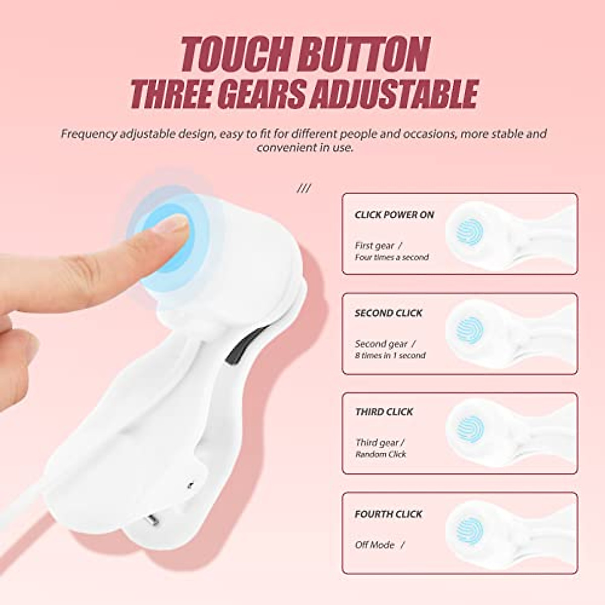 balacoo Screen clicker USB Phone clicker Broadcasting clicker Adjustable Keyboard Stand Computer Holder Live Broadcasts auto clicker for Tablet Screen Clip Holder Screen Click Supply Wired