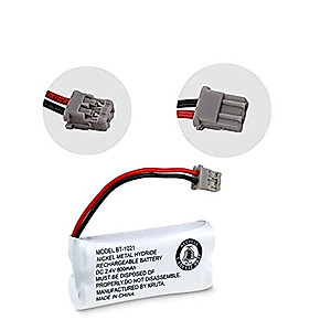 Kruta BT-1021 BBTG0798001 Compatible with Uniden BT-1021 BT1021 BT-1008 BT-1016 BT-1025 2.4V 800mAh Cordless Handset Phone Rechargeable Replacement Battery