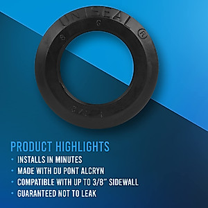 1-1/2" UNISEAL Flexible Tank Adapter (Bulkhead) - 5 Pack