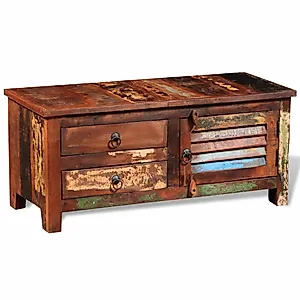 Rustic TV Cabinet,Living Room Furniture,Media Console,TV Unit,HiFi Cabinet,Lowboard,for Bedroom,Living Room,Storage,Entertainment Center Furniture,Reclaimed TV Hi-Fi Cabinet Side Cabinet Solid Wood