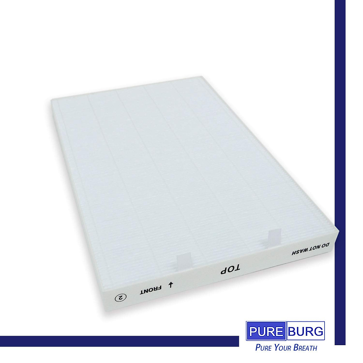 PUREBURG Air320 True HEPA Replacement Filter Kit Compatible with Bissell Air320 (2768A) Air Purifier Replaces No. 2804 & 2677,H13 4-Stage Filtration Activated Carbon Air Clean Dust VOCs Odor