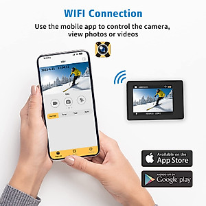 Waterproof 4K Action Camera Underwater 131FT, 4K 30FPS 16MP WiFi Ultra HD Video Camera for Vlogging Recording, Anti-shake Digital Sports Camera for Photography, Remote Control 4xZoom,170°Wide Angle