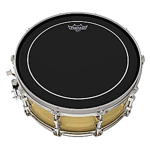 Remo ES0614PS Ebony Pinstripe Drum Head, 14-Inch
