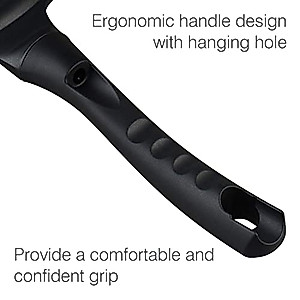 S·KITCHN Crepe Pan Nonstick Dosa Pan, Tawa Pan for Roti Indian, Non-Stick Pancake Griddle Compatible with Induction Cooktop, Comal for Tortillas, Griddle Pan for Stove Top - 11 Inches