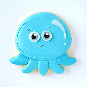 Cute Octopus Cookie Cutter, 3" Made in USA by Ann Clark