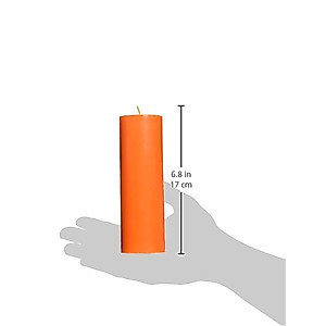 Zest Candle Pillar Candle, 2 by 6-Inch, Orange
