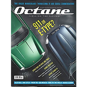 OCTANE MAGAZINE, DUELLING THE PASSION * 911 OR E-TYPE ? * MARCH, 2020 ISSUE, 201 * PRINTED IN UK * ( PLEASE NOTE: ALL THESE MAGAZINES ARE PET & SMOKE FREE MAGAZINES. NO ADDRESS LABEL. (SINGLE ISSUE MAGAZINE.)