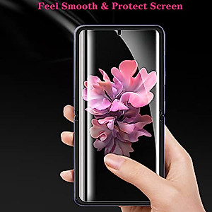 [3 Pack]Screen Protectors Designed for Samsung Galaxy Z Flip 5/Z Flip 4 5G 2022, 3 Pack Inside Screen Self-Healing TPU Film Scratch-Resistant Bubble Free Sensitive Touch Ultra-Thin Screen Protectors for Galaxy Z Flip 5/Z Flip 4 Support Fingerprint Unlock