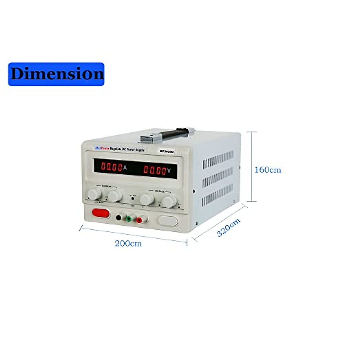 Precision 0-30V,0-30A Adjustable Switch Power Supply Digital Regulated Lab Grade (Input 110V)