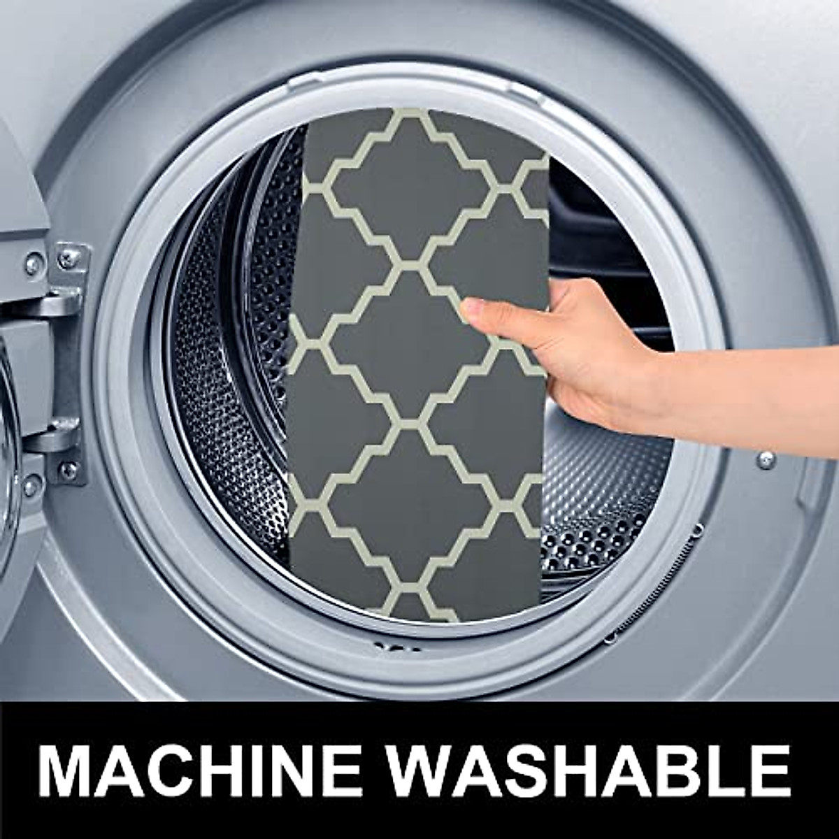 AiBOB Under The Sink Mat, 24 X 36 in, Durable Premium Mats Protect Kitchen and Bathroom Cabinets, Waterproof Absorbent Shelf Liner, Grey