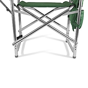 ONIVA - a Picnic Time brand - Sports Chair with Side Table, Beach Chair, Camp Chair for Adults, (Hunter Green)
