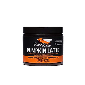 Diggin's Your Dog Super Snouts Pumpkin Latte Digestive Supplement for Dogs and Cats, 5 Ounce - Antibiotic Free, Maintains Healthy Gut, Promotes Stool Consistency