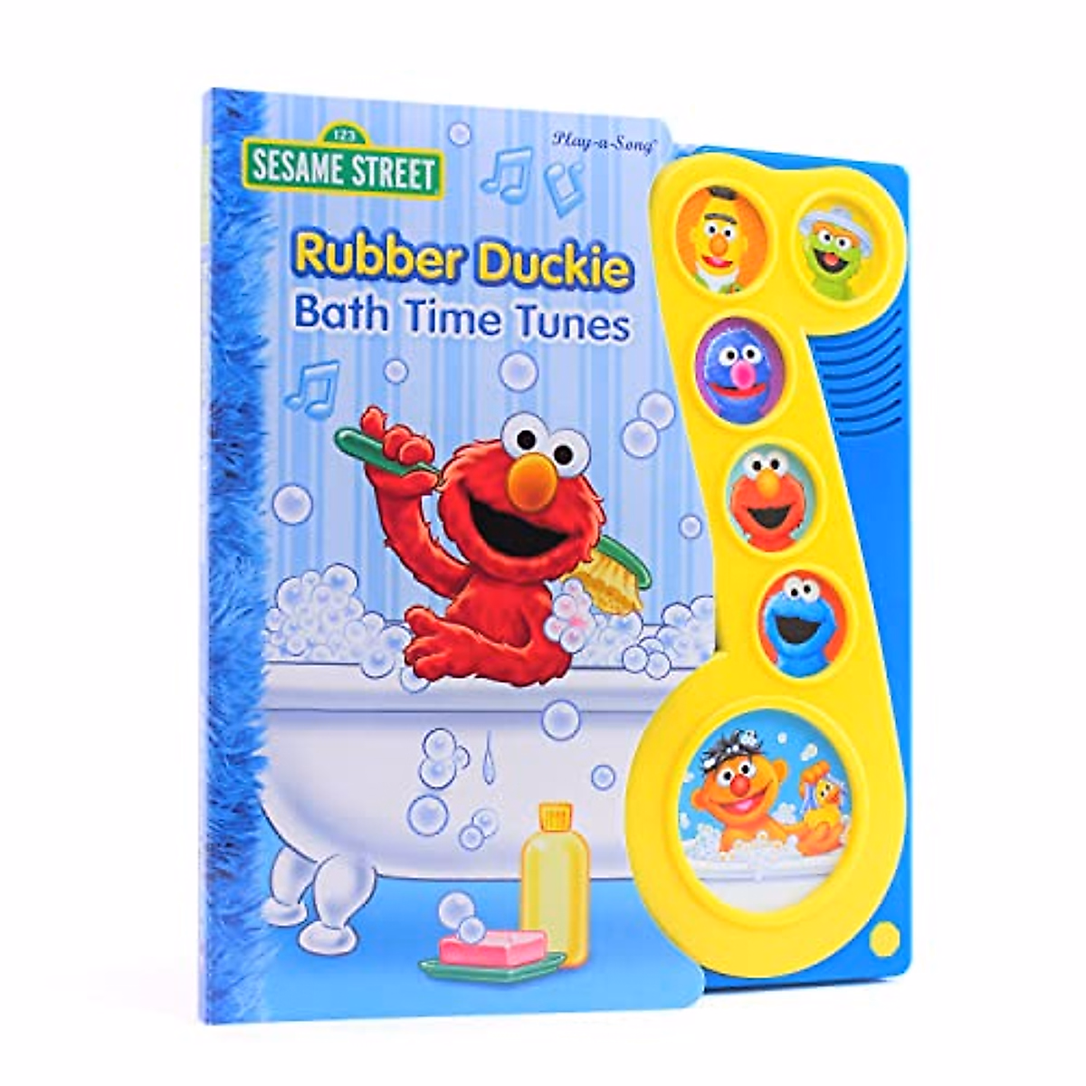 Sesame Street - Rubber Duckie Bath Time Tunes Sound Book - PI Kids (Play-A-Song)