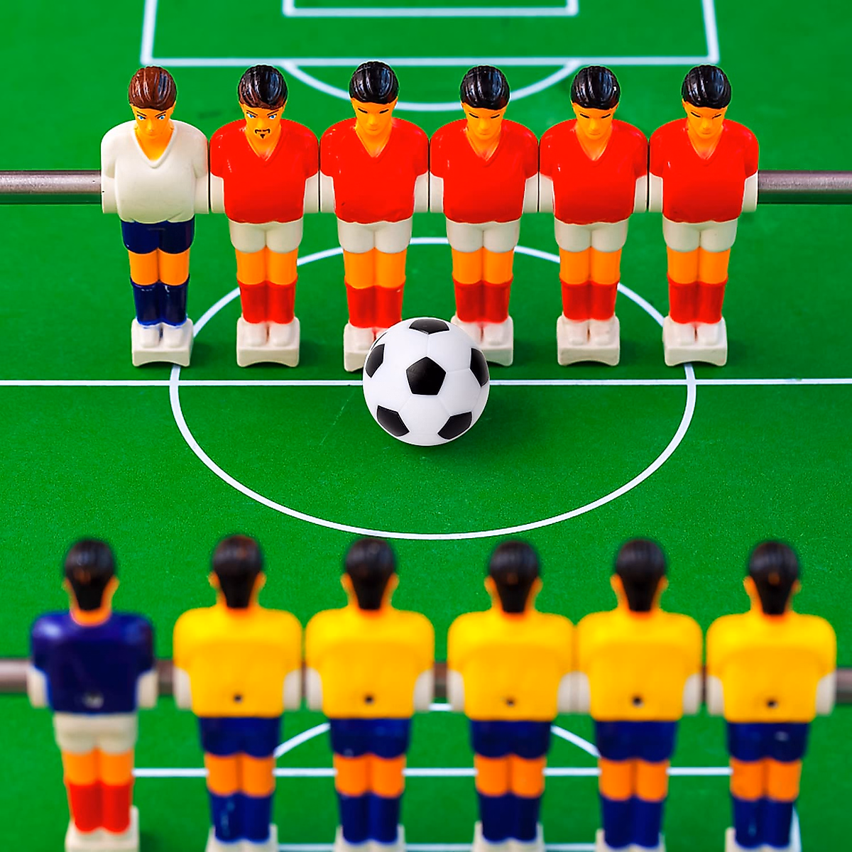 GSE Games & Sports Expert Foosball Table Replacement Balls, 36mm Tabletop Soccer Football Balls for Foosball Table Accessories (White-12 Pack)