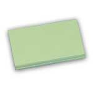 Oxford Blank Color Index Cards, 3" x 5", Green, 100 Per Pack (7320 GRE)