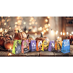 Linelglobal Halloween Treat Bag for Party Favor Kid Goodie Bag 24 Pack