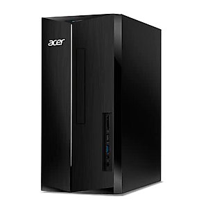 acer Aspire TC-1780-UR12 Desktop | 13th Gen Intel Core i7-13700 16-Core Processor | 16GB 3200MHz DDR4 | 512GB M.2 PCIe Gen 4 SSD | 1TB HDD | SD Card Reader | Intel Wi-Fi 6E AX211 | Win 11 Pro,Black