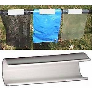 Snap Clamp 1/2 Inch X 4 Inches Wide For 1/2 PVC Pipe White 10 per Bag