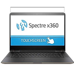 Puccy Tempered Glass Screen Protector Film, compatible with HP Spectre x360 15-bl100 / bl112dx / bl152nr / bl101na / bl100nx 15.6" （Active Area Cover Only） Protective Protectors Guard new version